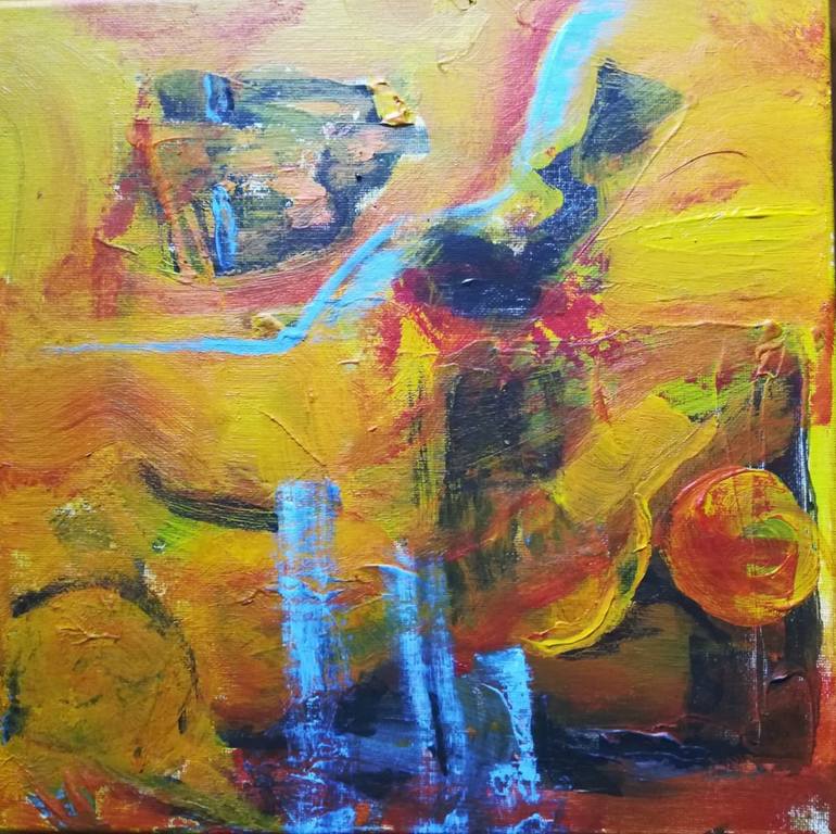 Blue City Painting by Gregory Grefenstette | Saatchi Art