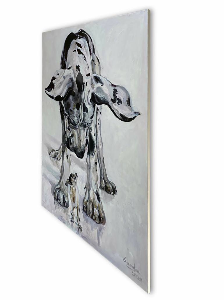 David and Goliath Painting by Gandee Vasan | Saatchi Art