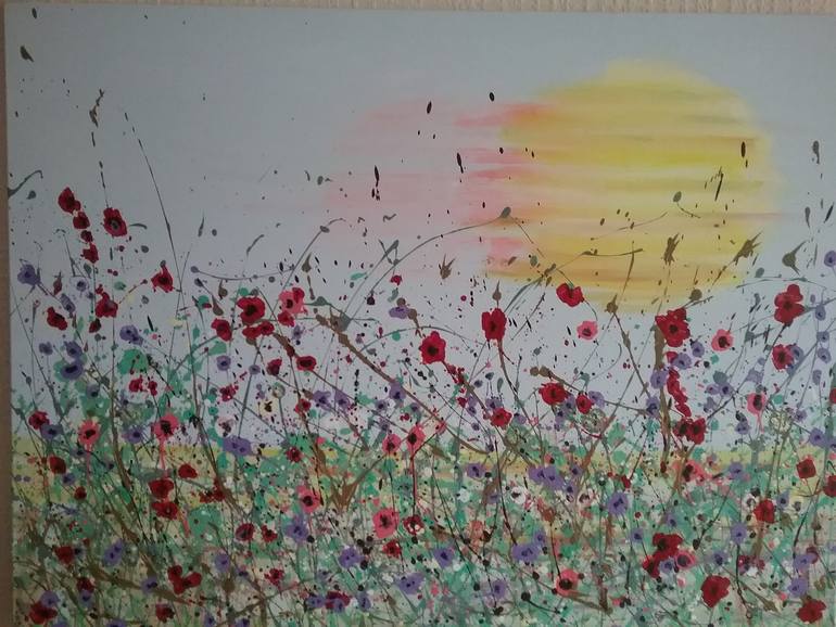 Sun Splash Painting by Jan Jones | Saatchi Art