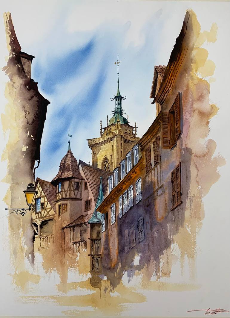 Colmar Painting by Igor Dubovoy | Saatchi Art