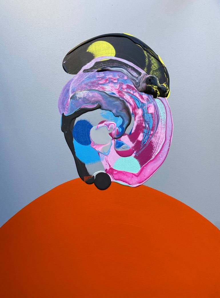 Amsterdam (Selfie 33) Painting by Jonathan Redmayne | Saatchi Art