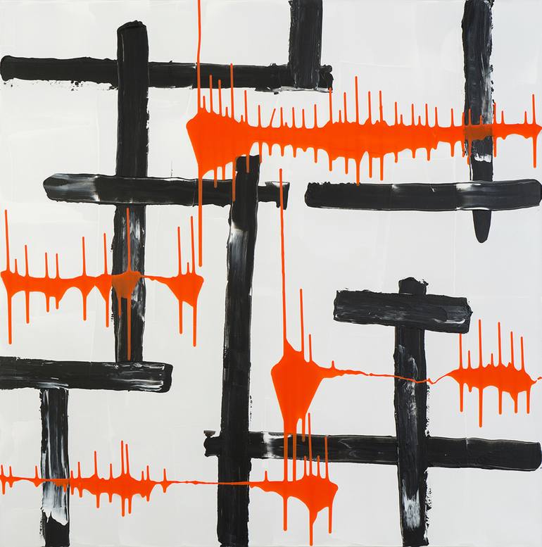 Breaking boundaries Painting by LARA STAFILOPATI | Saatchi Art