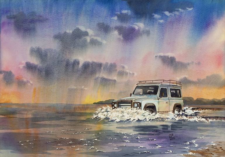 Defender Painting by Eleanor Mill | Saatchi Art