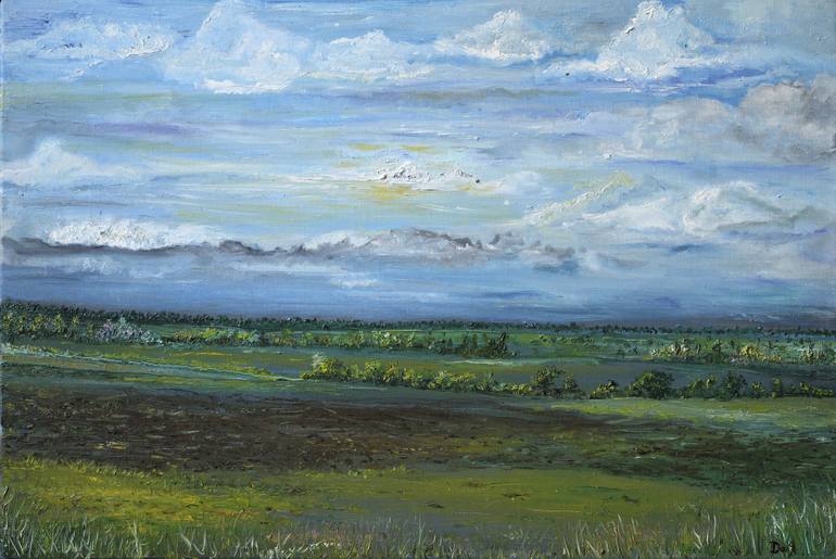 After the rain Painting by Evgeny Dolya | Saatchi Art