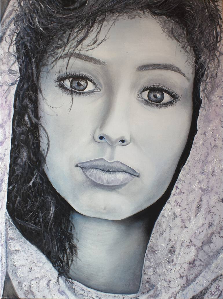 Jane March Painting by Evgeny Dolya | Saatchi Art