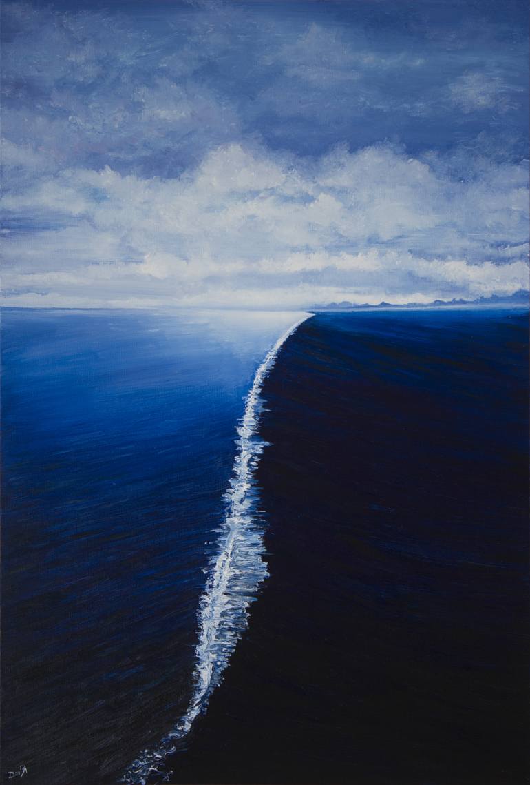 Meeting of the seas Painting by Evgeny Dolya | Saatchi Art