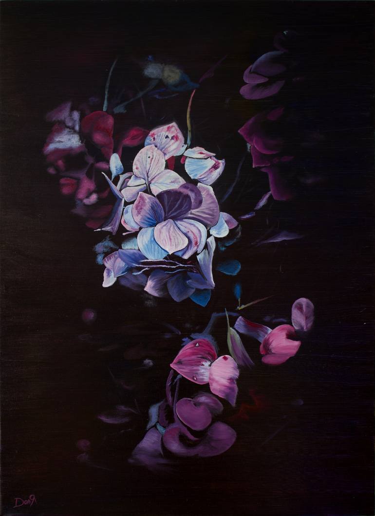 Гортензия Painting by Evgeny Dolya | Saatchi Art