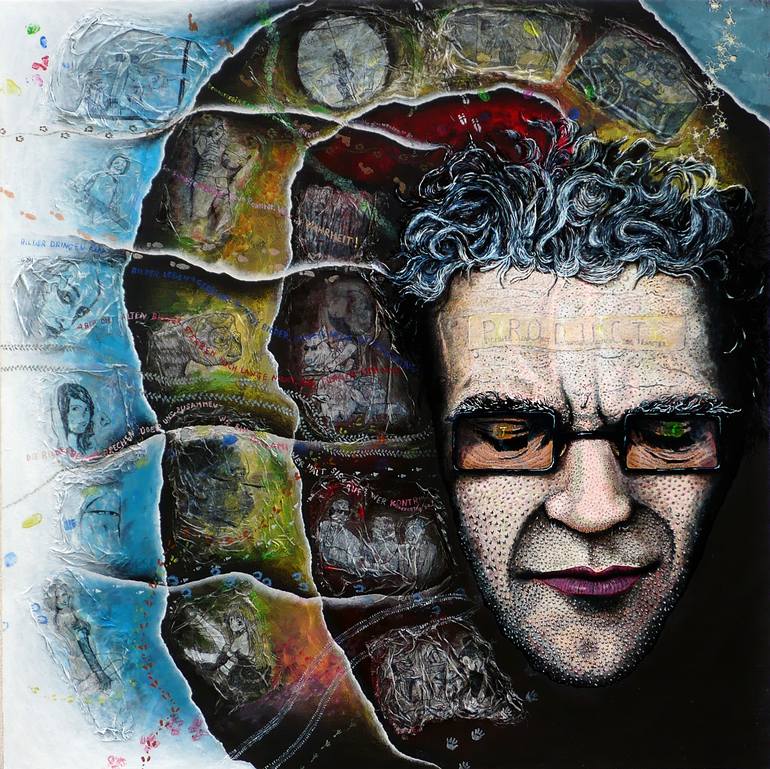 Bildersturm (Storm of pictures) Painting by Reinhard Geller | Saatchi Art