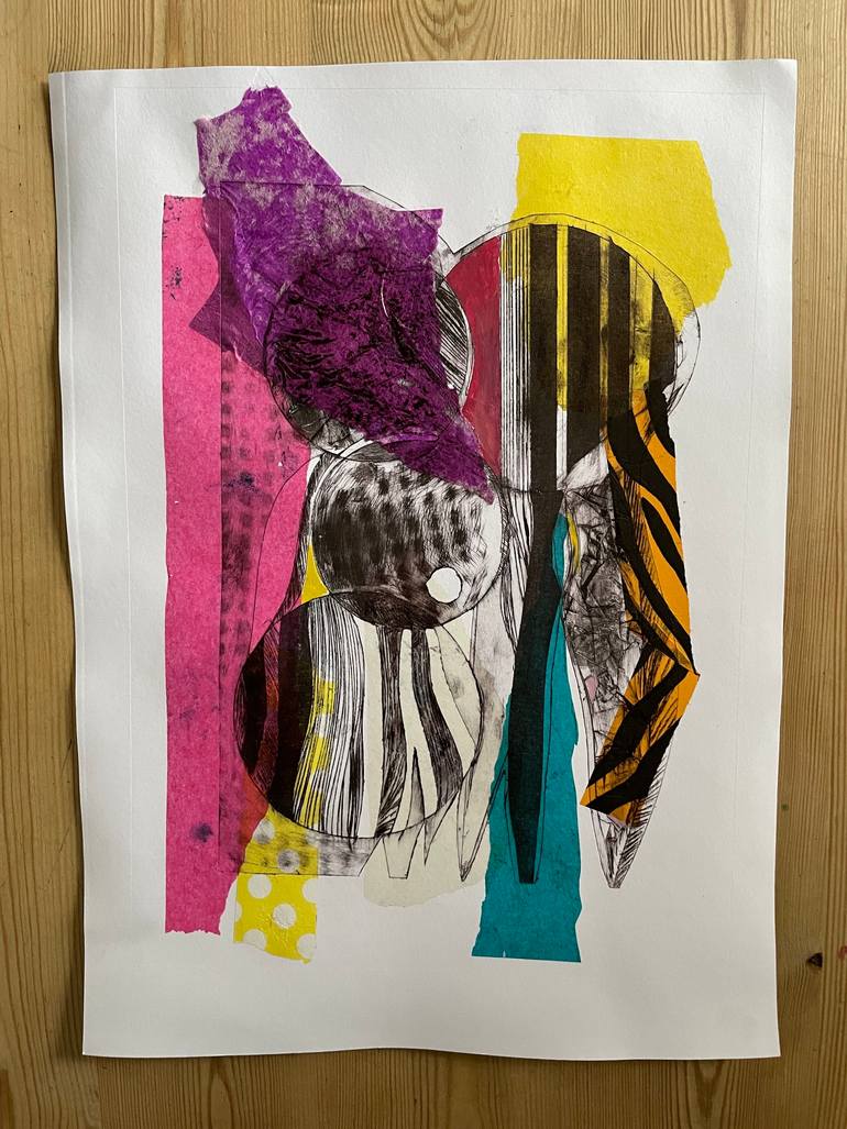 Rock Pools 5 - Limited Edition of 5 Printmaking by Nicky Gabris ...