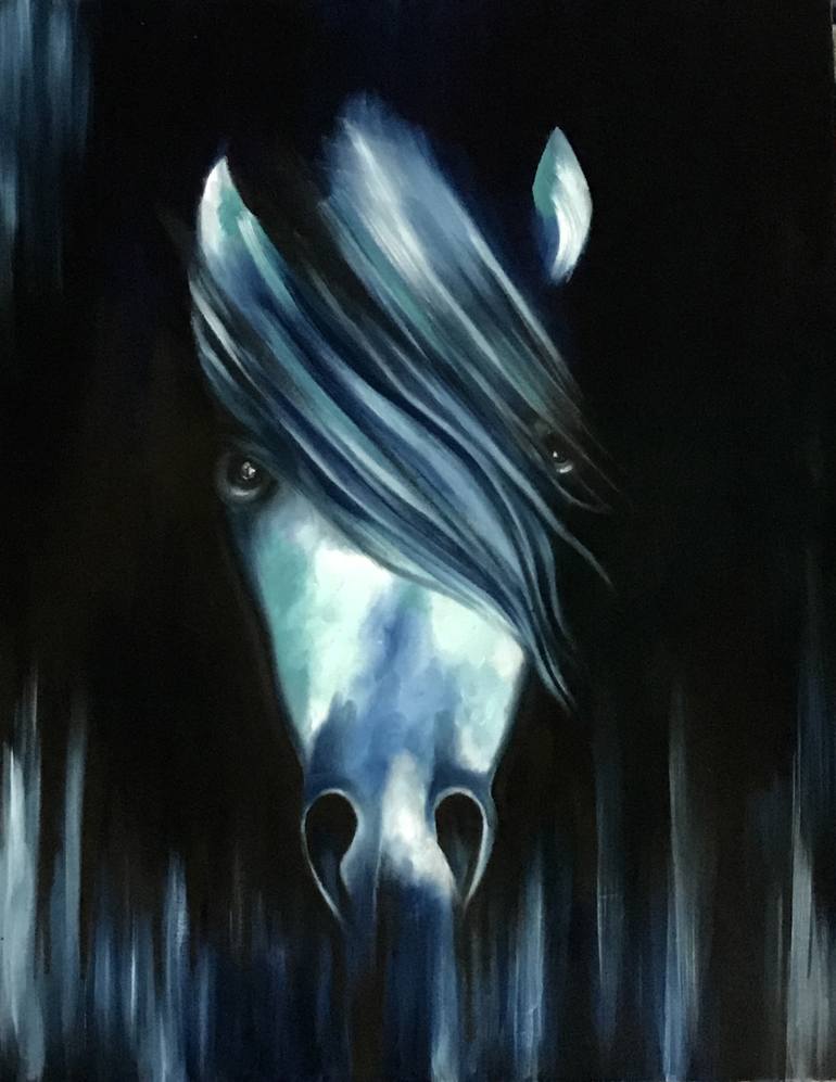 Blue Blaze Painting by Saloni Kumar | Saatchi Art