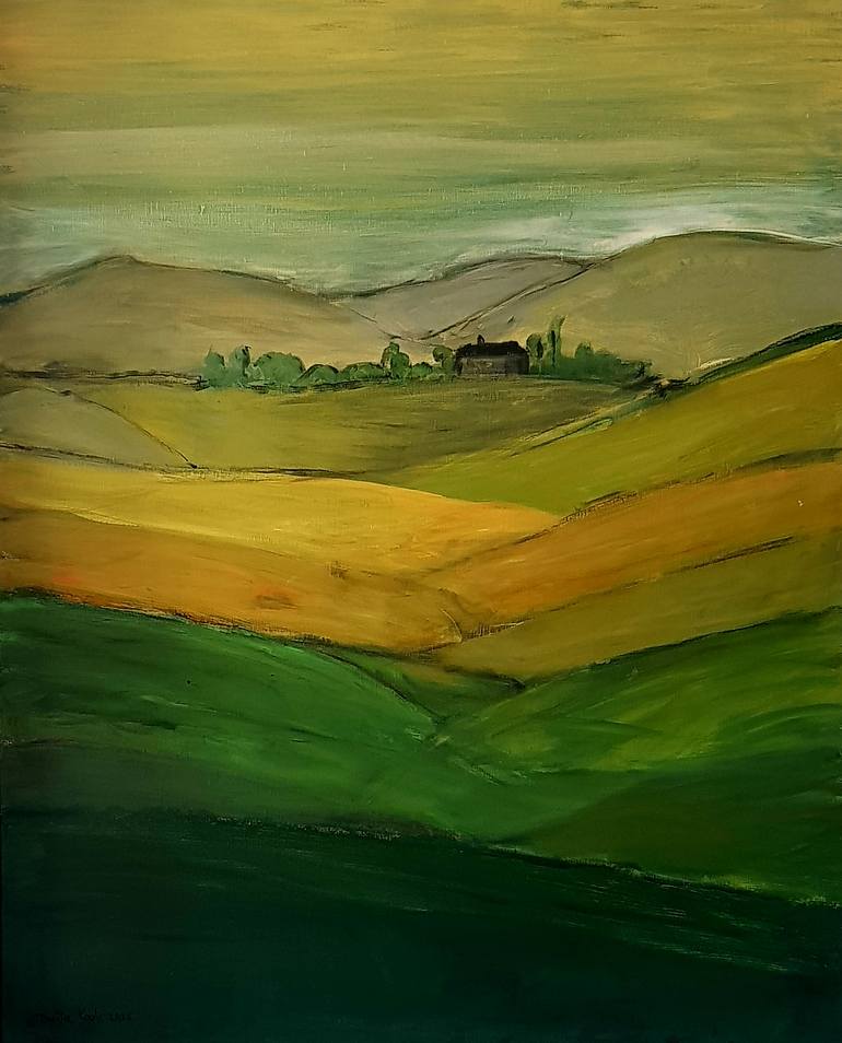 Being by myself Painting by Marike Koot | Saatchi Art