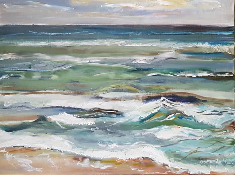 Wild water Painting by Marike Koot | Saatchi Art