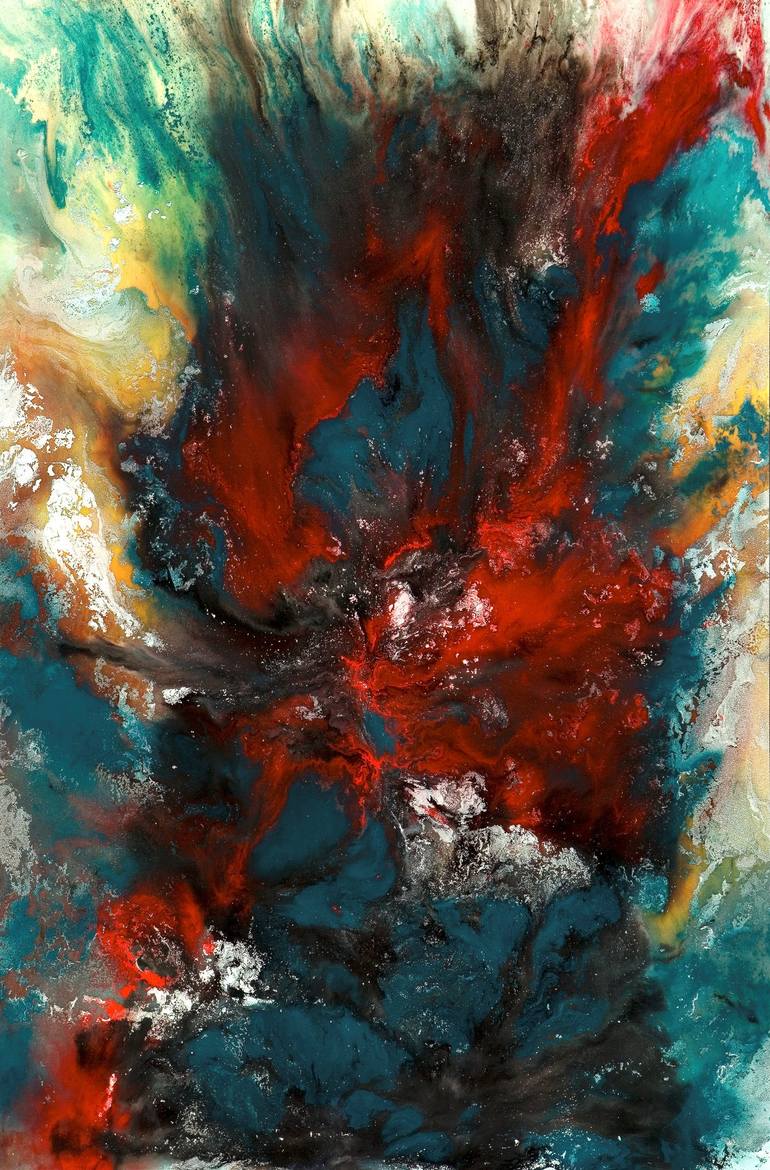 Cobalt Painting by Hannah Friel | Saatchi Art