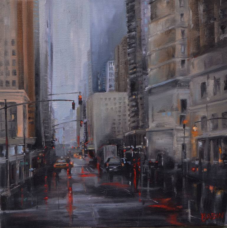 Headlights Painting by Whitney Babin | Saatchi Art