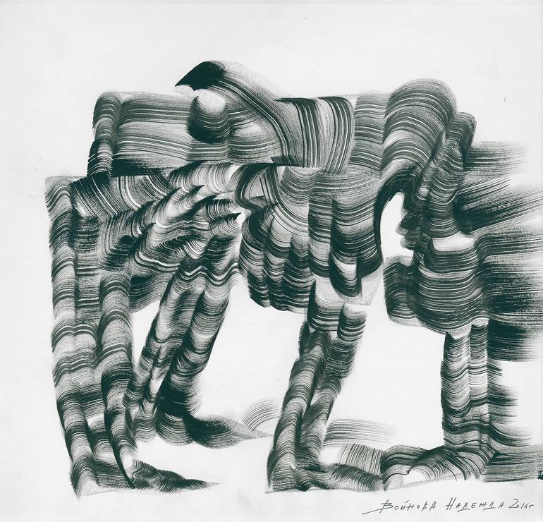 REITERATION Drawing by Nadezda Voinova | Saatchi Art