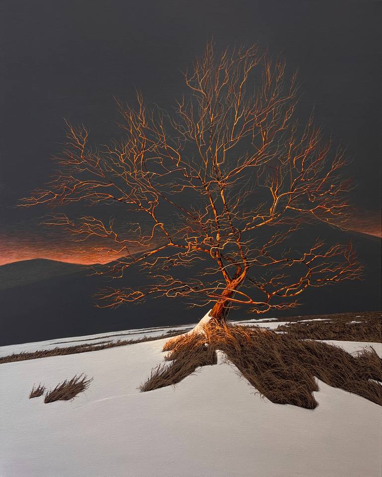 Copy of Warm Ray Painting by Oleh Dron | Saatchi Art
