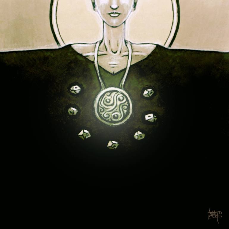 Amulet Painting by David M Mallon | Saatchi Art