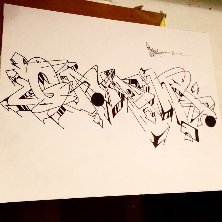 Gamma Drawing by Chevez Avina | Saatchi Art