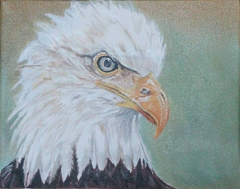 Bald Eagle Painting by Chetan Raut | Saatchi Art