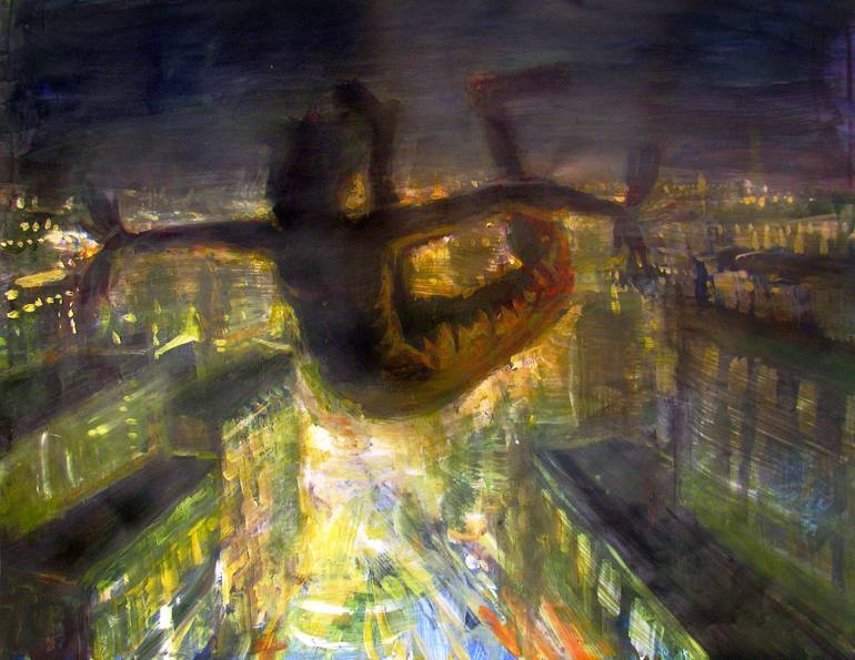 acrobat Painting by Razvan Bortea | Saatchi Art