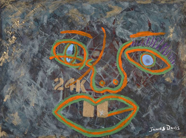24K Painting by James Davis | Saatchi Art