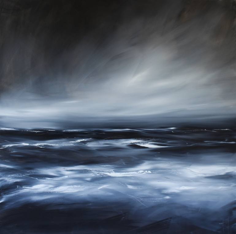 When the Storm Rages Painting by Alex Moore | Saatchi Art
