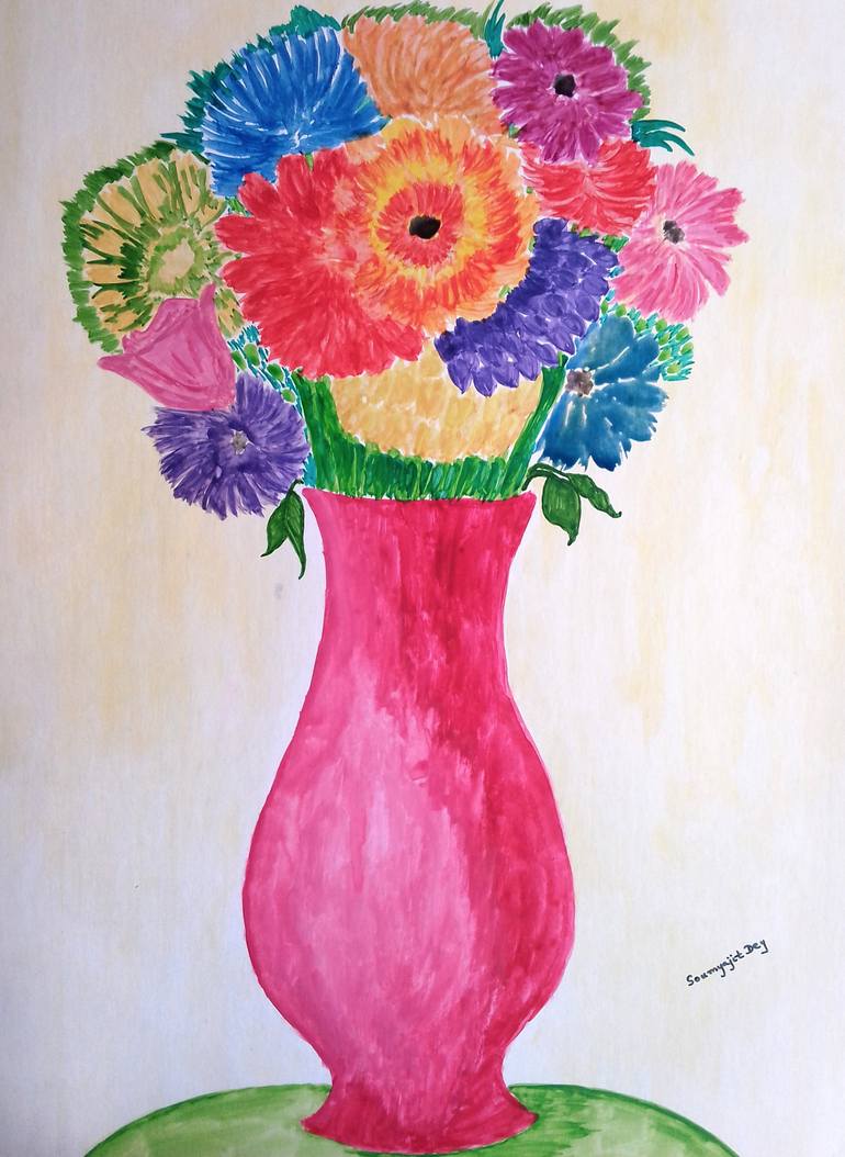 inconsistency Of Beauty Painting by Soumyajit Dey | Saatchi Art