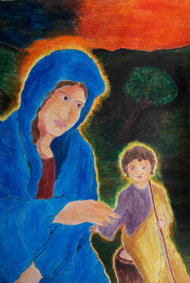 Embodiment Of Divinity Painting by Soumyajit Dey | Saatchi Art