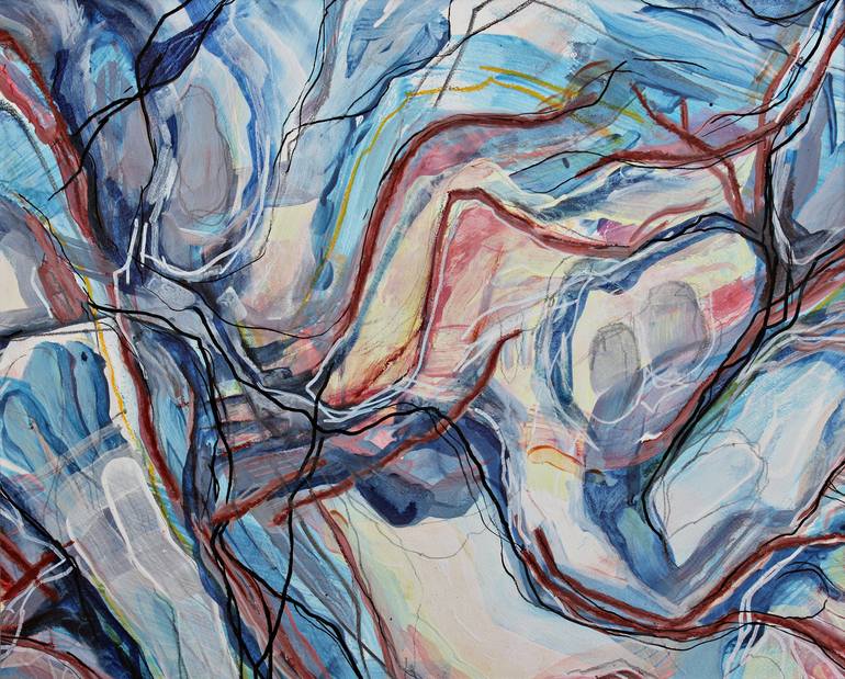 Split Second of Insight Painting by Christina Cobb | Saatchi Art