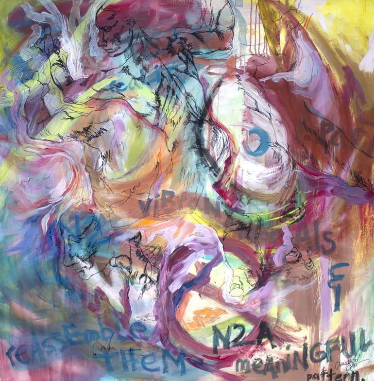 Meaningful Reassemble Painting by Christina Cobb | Saatchi Art