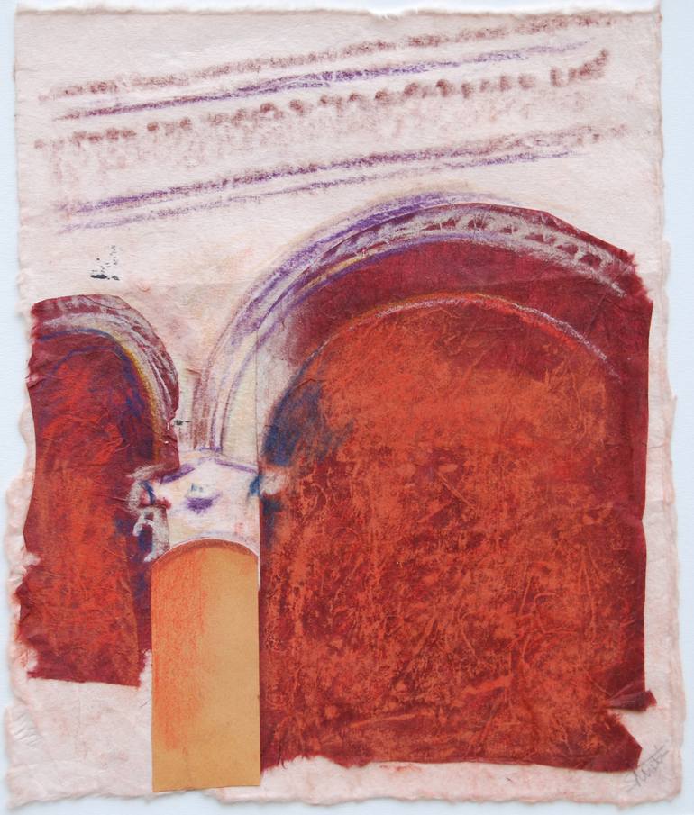 Red City III Painting by Sarah Miatt | Saatchi Art