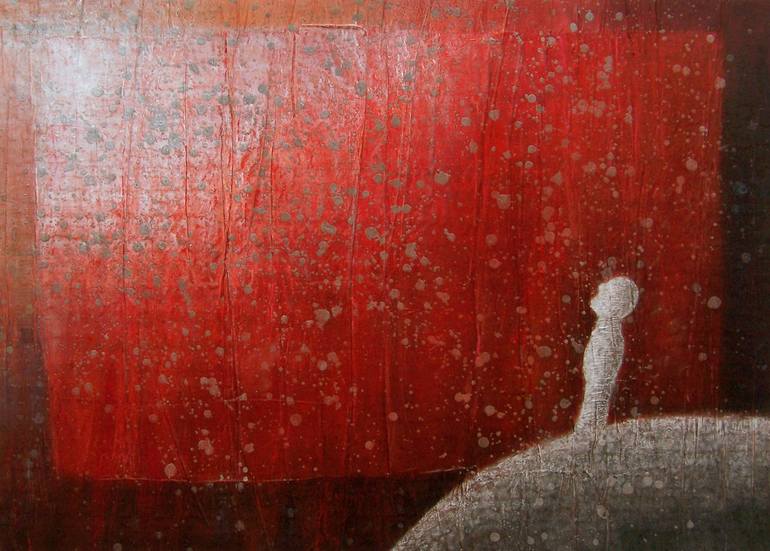 Big Red (Großes Rot) Painting by Irmtraut Fliege | Saatchi Art