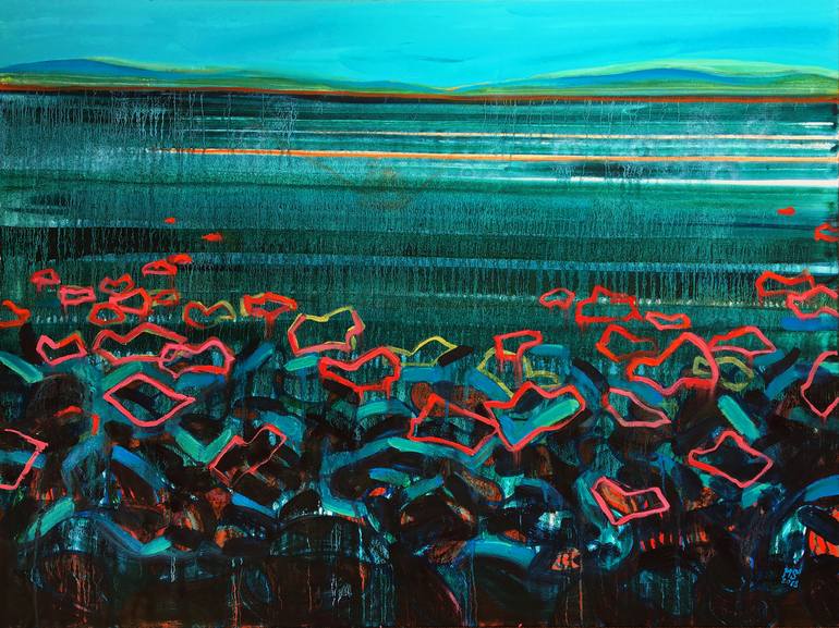 Heaven's Landfill Painting by Michael Sheng | Saatchi Art