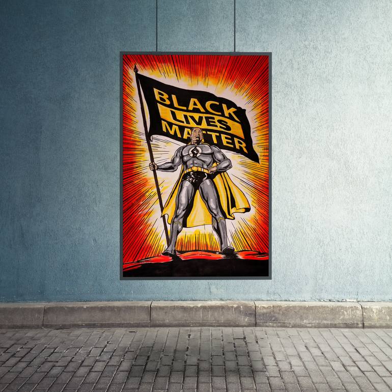 BLM 2020 Painting by Ahmad Shariff | Saatchi Art