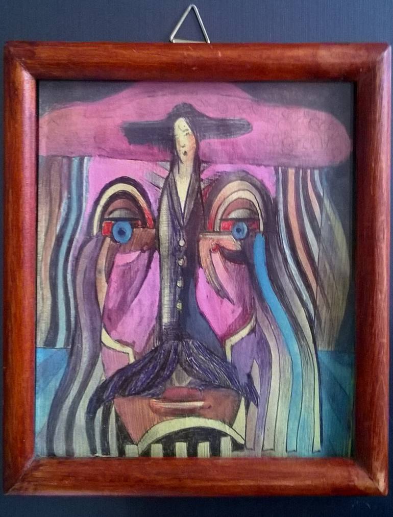 Siren song Drawing by Arturo Luckie | Saatchi Art