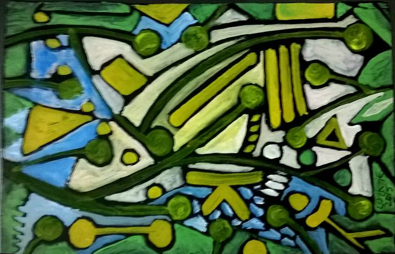 White fish Painting by Arturo Luckie | Saatchi Art
