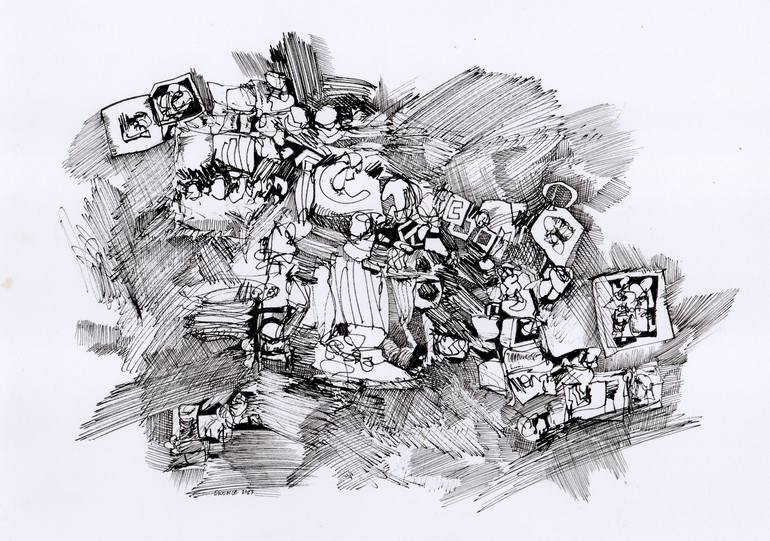 liss-237 Drawing by David Ronce | Saatchi Art