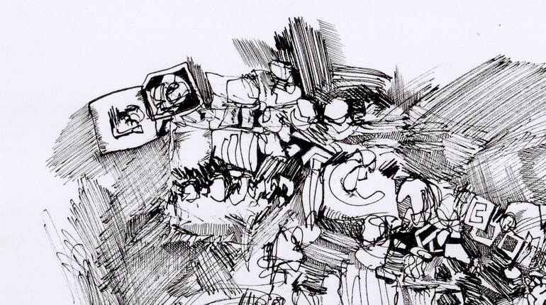 liss-237 Drawing by David Ronce | Saatchi Art