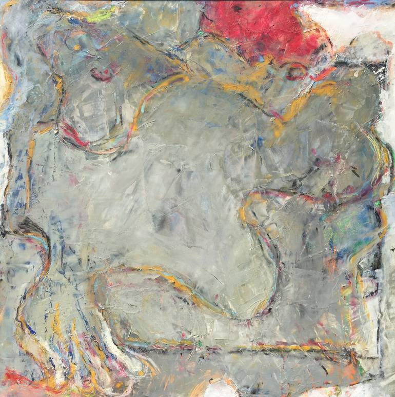 Seated Figure Painting by John Monaco | Saatchi Art