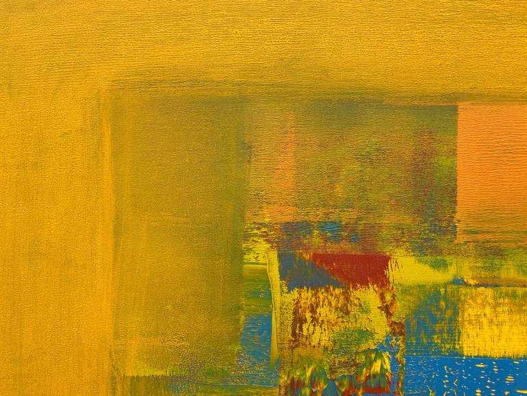 Abstract-137- Golden illumination Decomposition Painting by Nivas ...