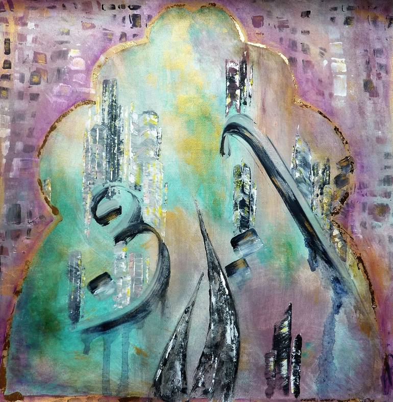 Behind the door Painting by Anne Robin | Saatchi Art