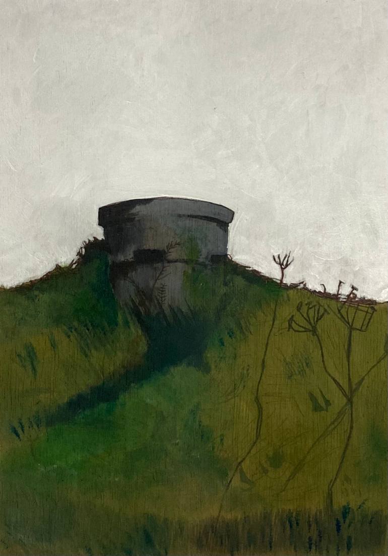 Air raid shelter Painting by sherry howarth | Saatchi Art