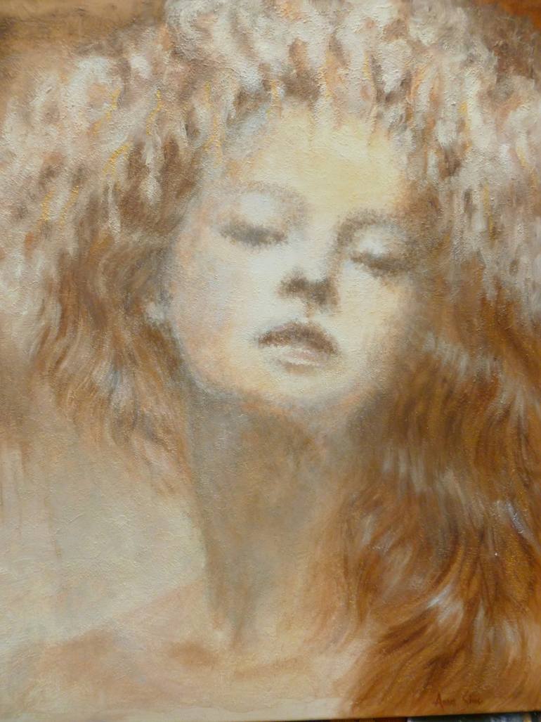 Young lady Painting by anna sims | Saatchi Art