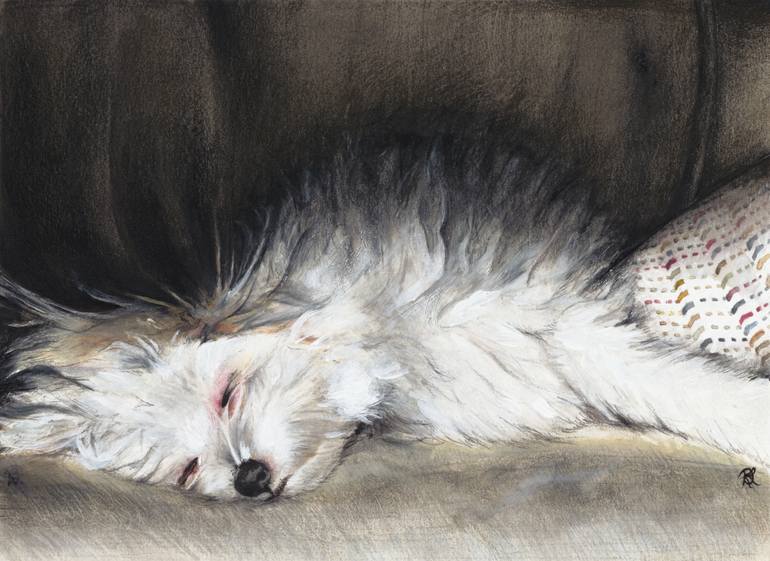 Afternoon Nap Painting by Renee Lippa | Saatchi Art