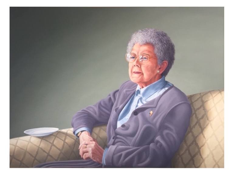 At Home With Artist Barbara Roe Hicklin Painting by Terry Gregoraschuk ...