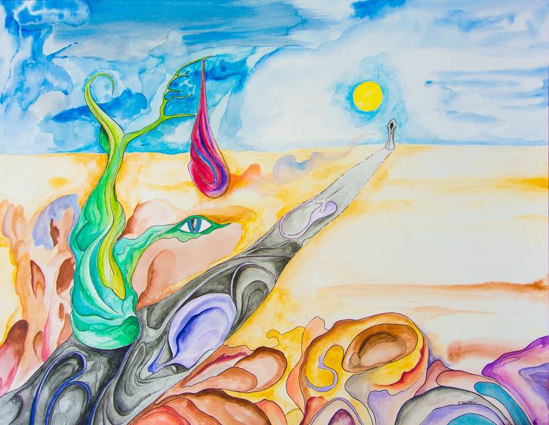 The Chrysalis Painting by Chris Jensen | Saatchi Art