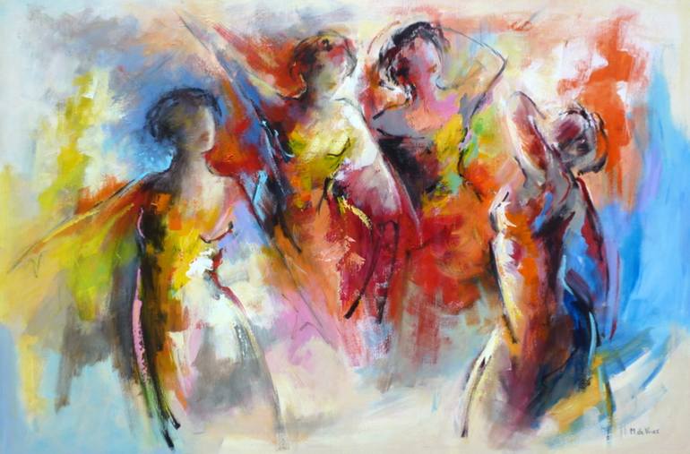 Dance Painting by Maria De Vries | Saatchi Art