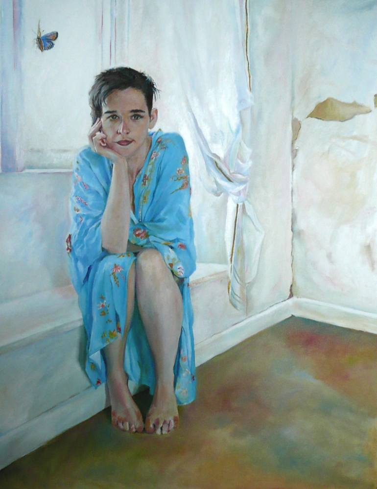 The Butterfly House Painting by Catherine Beale | Saatchi Art