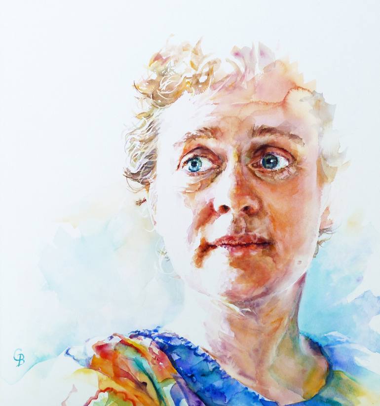 Echoes of Faiyum Painting by Catherine Beale | Saatchi Art