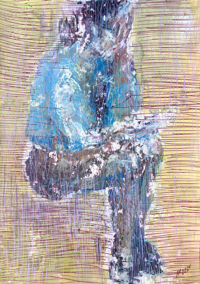 She Painting by Lev Levkiv | Saatchi Art